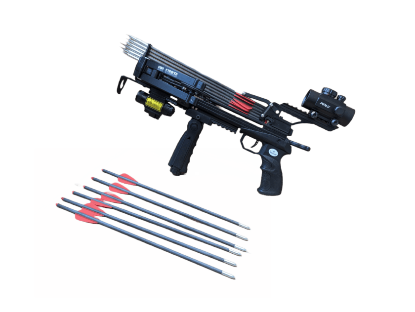 125lbs Mini Striker Tactical Repeating Crossbow OPERATOR Kit - William ...