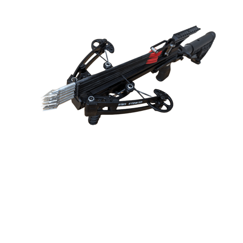 125lbs Mini Striker Repeating Crossbow Home Defense Kit with Removable ...